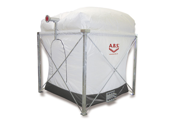 ABS Flachbodensilo- Holzpelletsilo - Sacksilo - Marburg Leguan ...